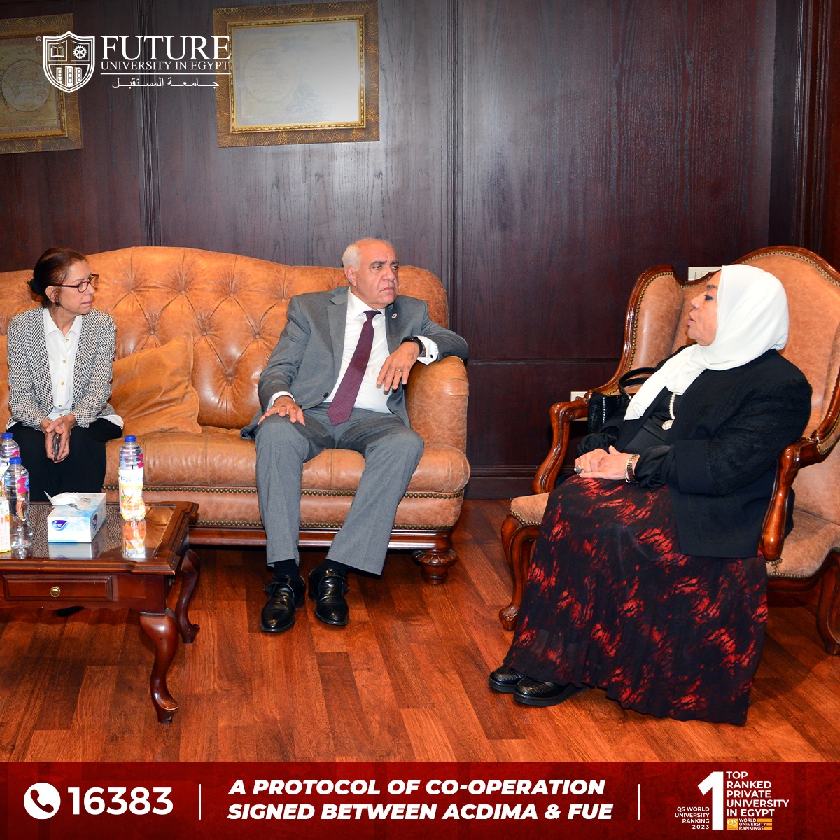 A protocol of cooperation between ACDIMA and Future University in Egypt ...